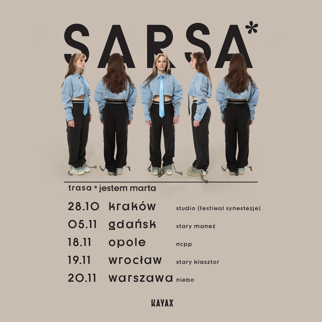 Sarsa ruszyła z przedsprzedażą nowej płyty i zapowiedziała trasę ...