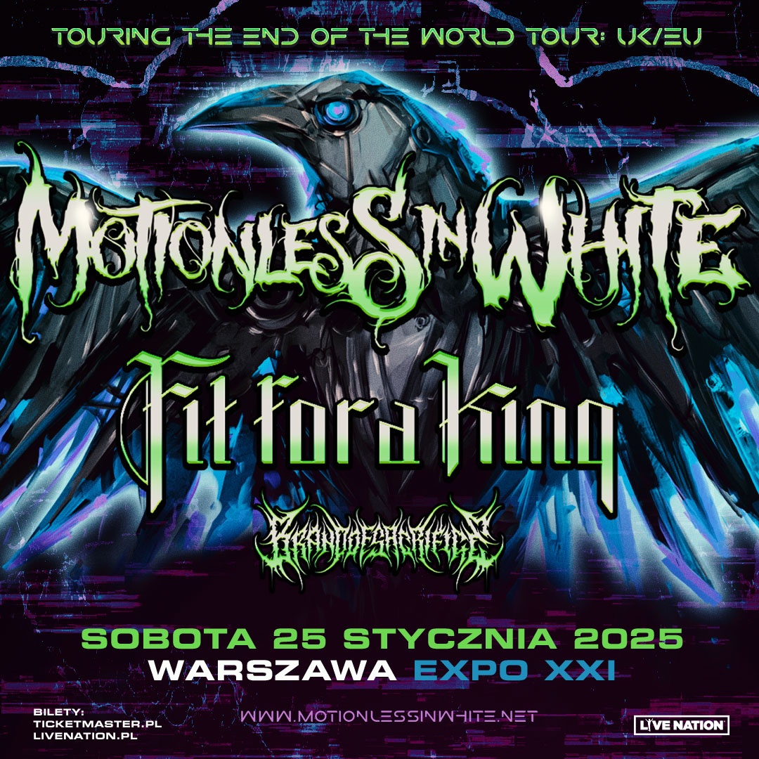 Motionless In White w Warszawie – poznaliśmy supporty | Teraz Muzyka