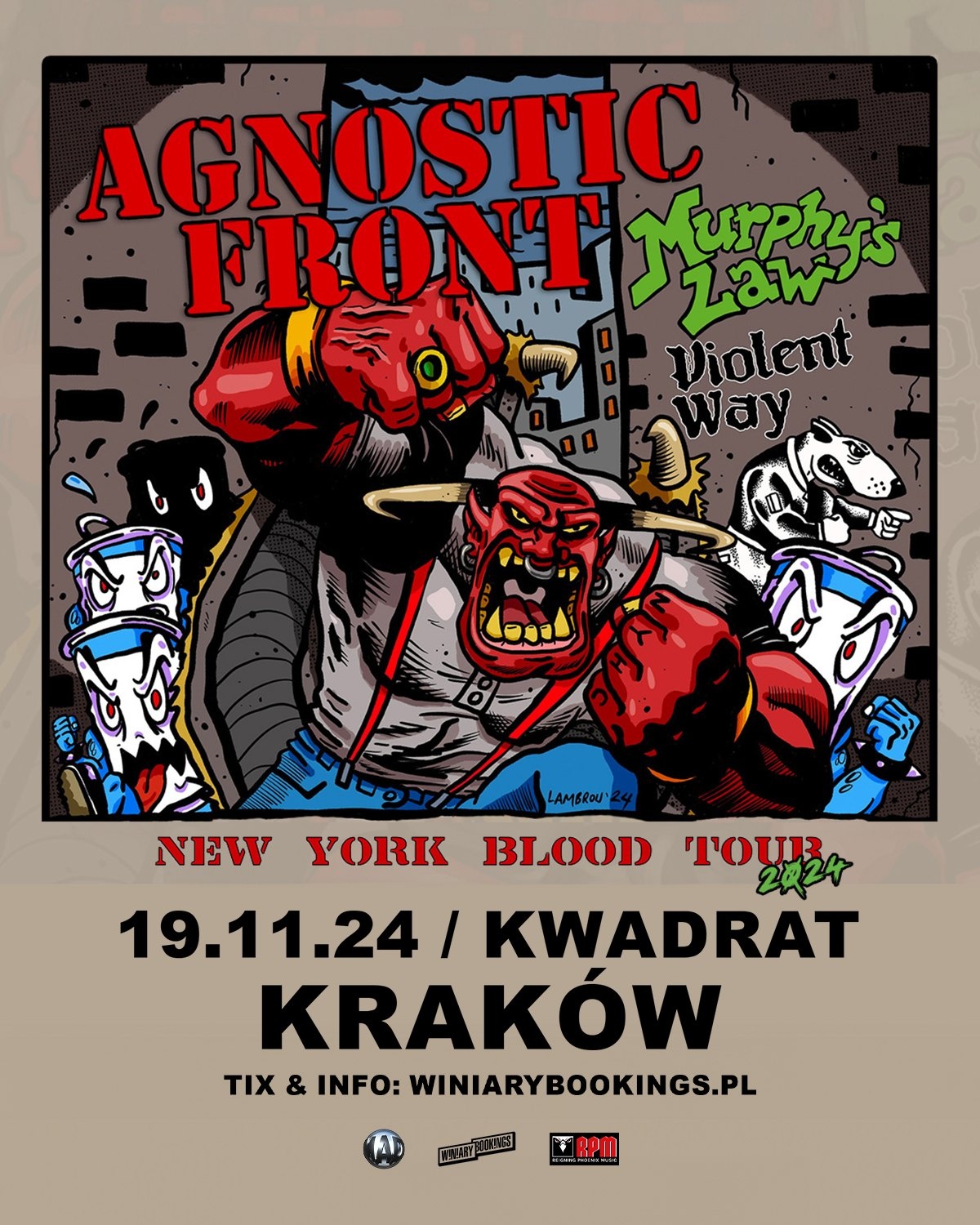 Agnostic Front ogłosili premierę nowej płyty. Będą ją promowali w ...