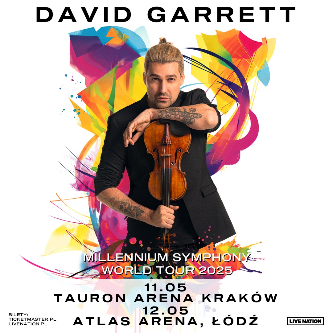 David Garrett zagra dwa koncerty w Polsce w 2025 roku [DATY, BILETY ...