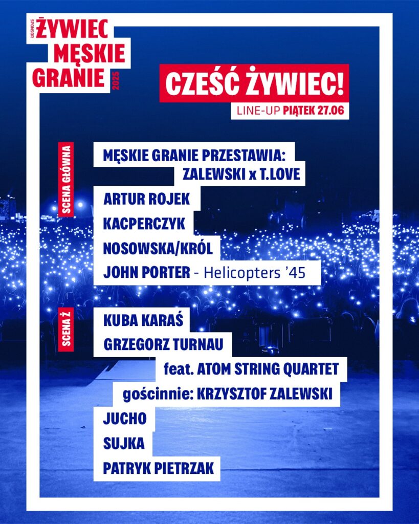 Męskie Granie 2025 – line-up z podziałem na miasta i dni | Teraz Muzyka