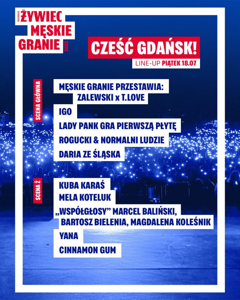 Męskie Granie 2025 – line-up z podziałem na miasta i dni | Teraz Muzyka