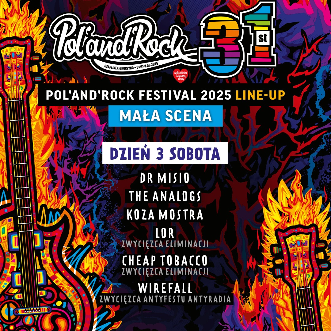 Pol’and’Rock Festival 2025 – kto kiedy zagra? Podział koncertów na dni | Teraz Muzyka